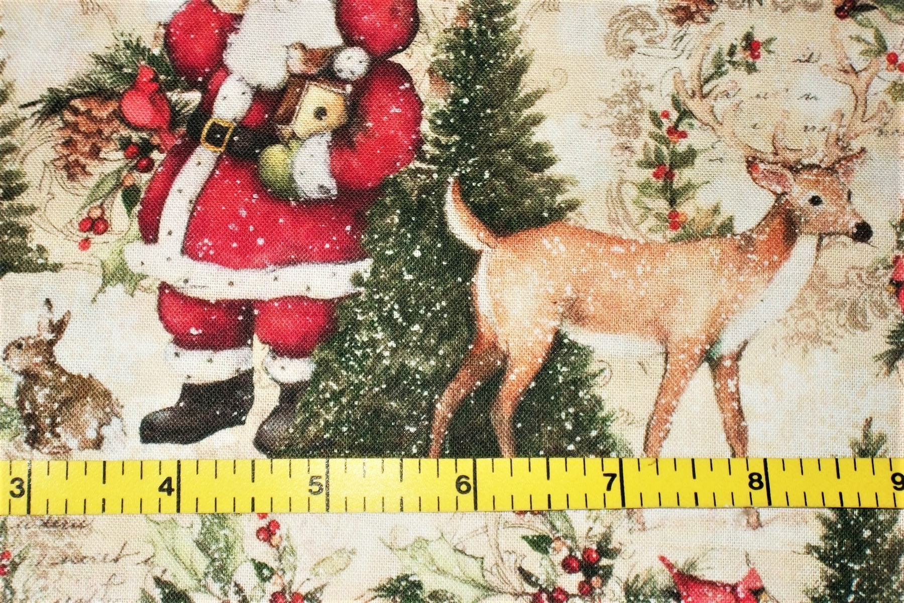 Susan Winget Santa Fabric Christmas Snowman Fabric by the - Etsy