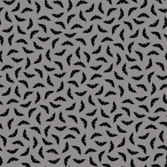 Halloween Fabric Bat Fabric Flying Bat Fabric by the Yard | Etsy