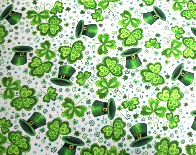 Shamrock Fabric, Clover Fabric, by the Yard, Robert Kaufman Fabric ...