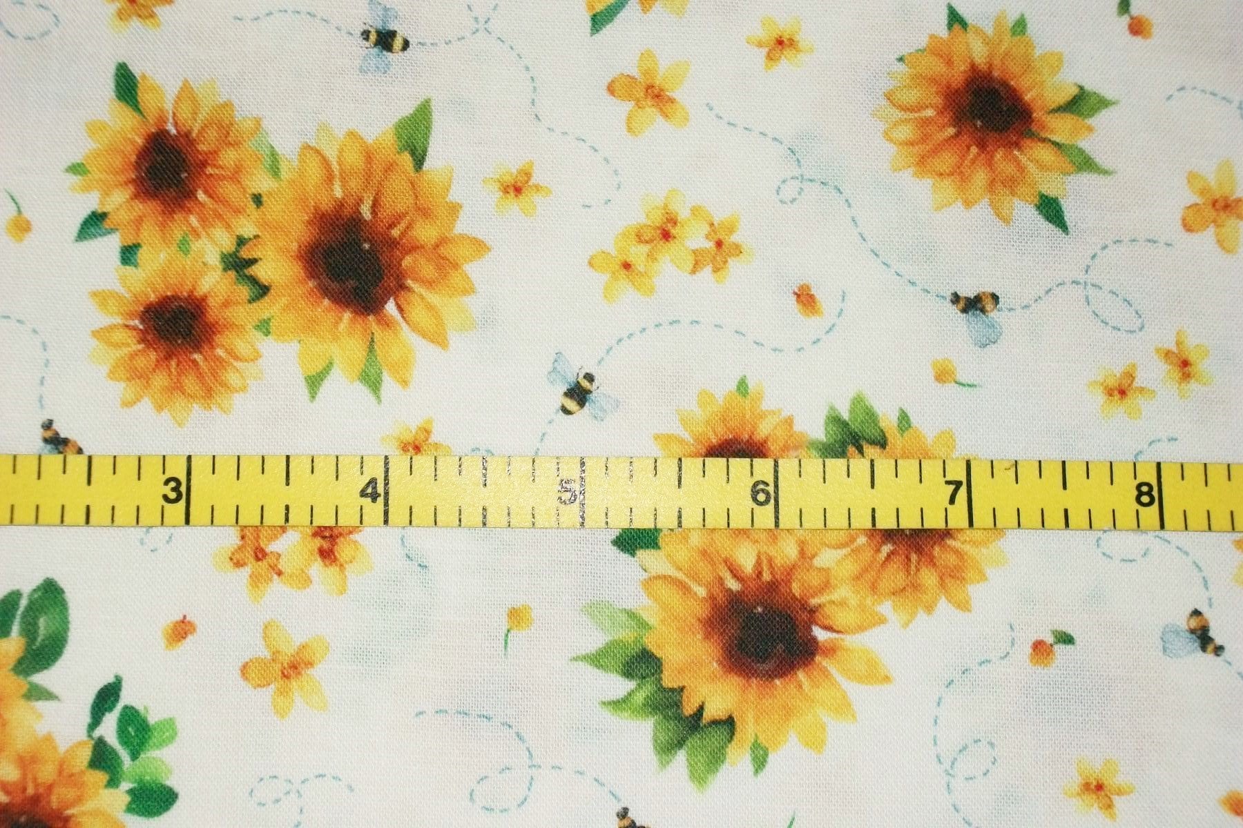 Sunflower Fabric by the Yard Country Fabric Timeless | Etsy