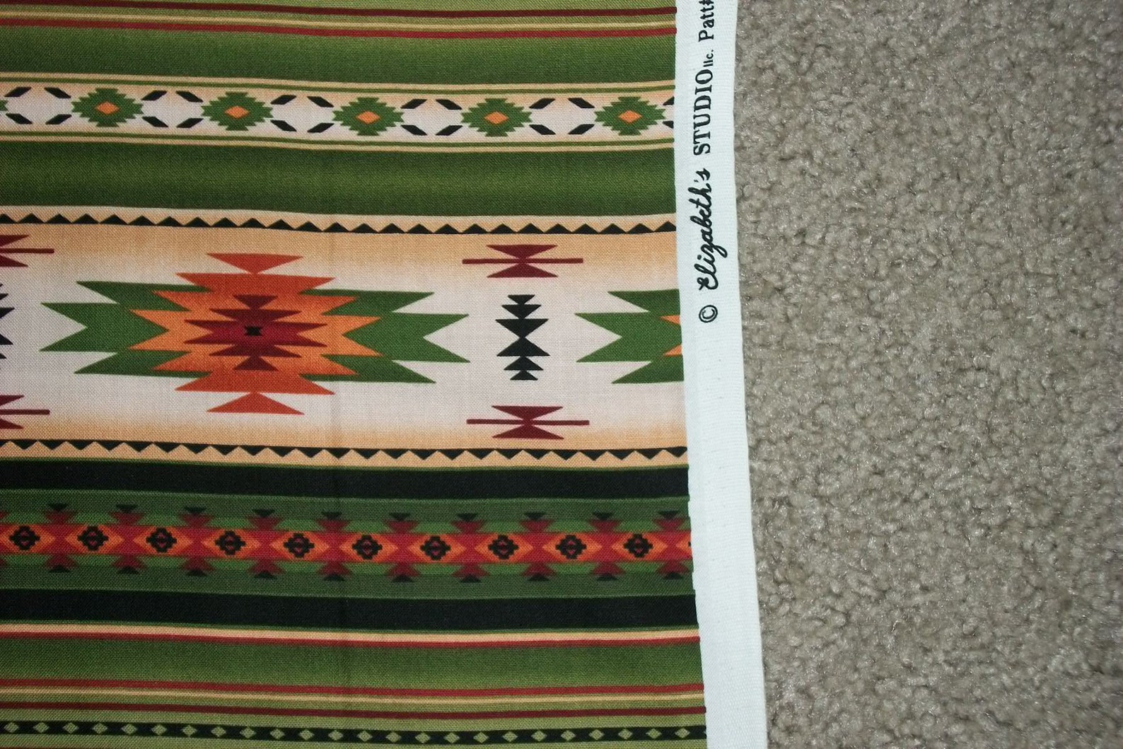 Southwestern Fabric Desert Fabric by the Yard Elizabeth - Etsy