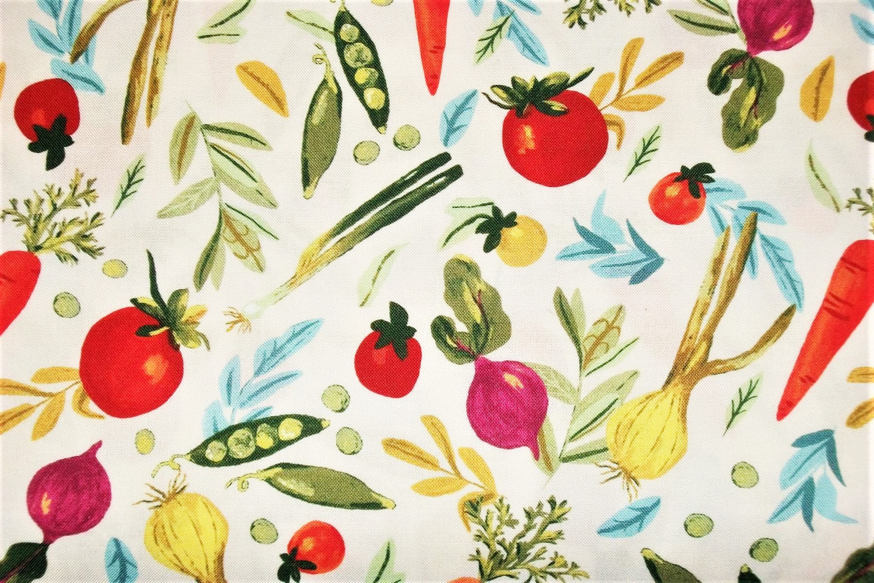 Vegetable Fabric, Garden Farm Fabric, by the Yard, Windham Fabric ...