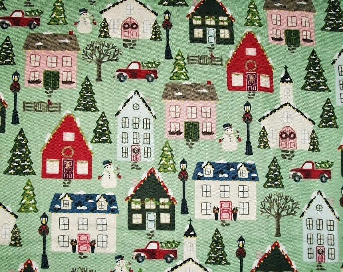 Tree Fabric, Christmas Fabric, Winter Fabric, by the Yard, Henry Glass ...
