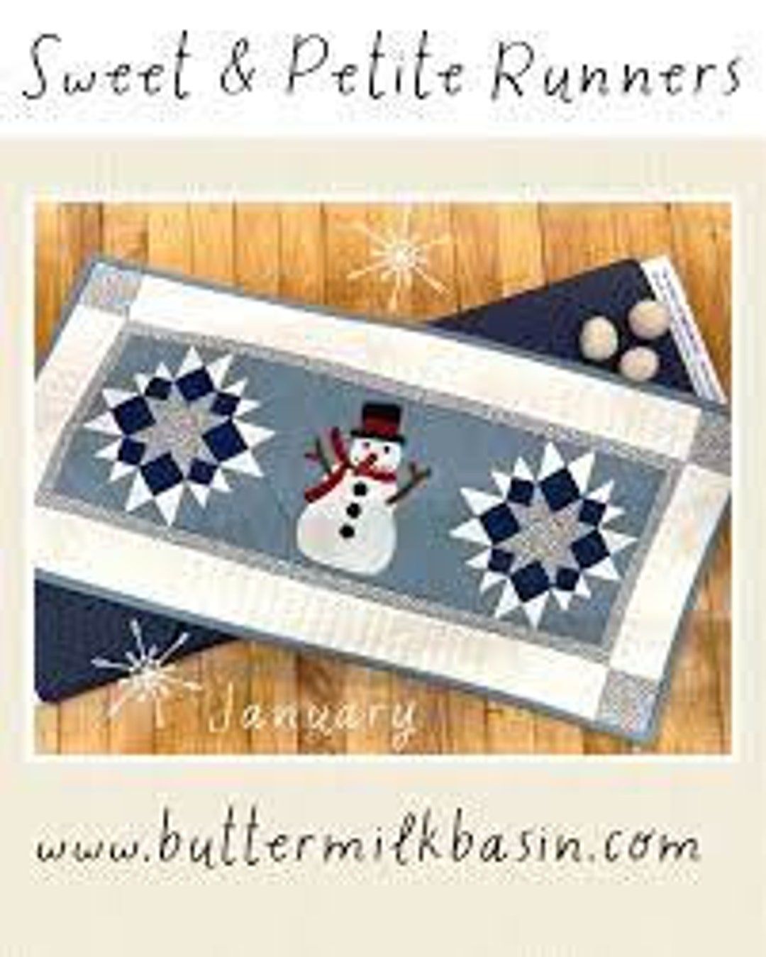 Quilt Pattern, Snowman Quilt Pattern, Winter Table Runner Pattern ...