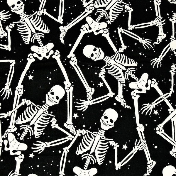 Skeleton Fabric - Etsy