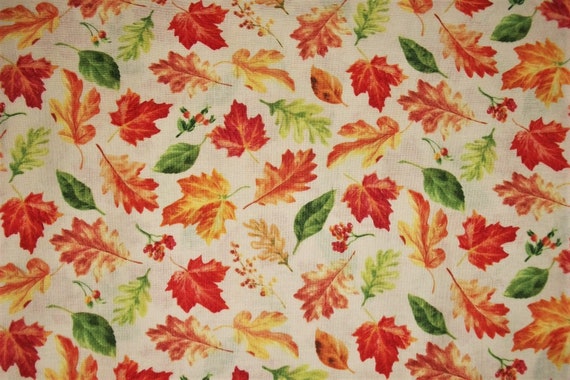 Fall Fabric Fall Leaf Fabric by the Yard Wilmington Prints - Etsy