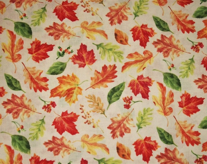 Fall Fabric, Fall Leaf Fabric, by the Yard, Wilmington Prints, Autumn ...