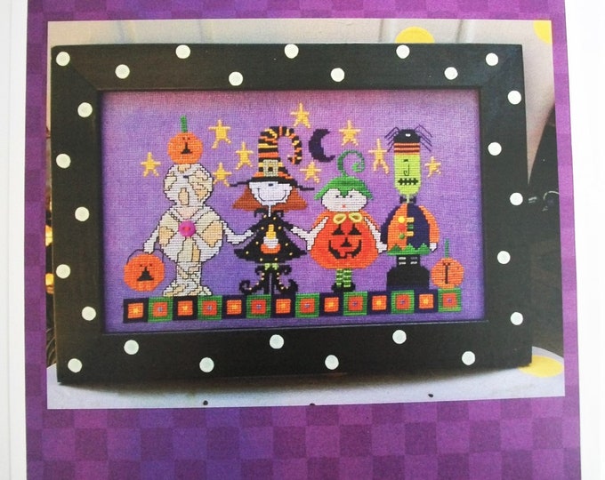 Cross Stitch Pattern, Stitchery Pattern, Halloween Cross Stitch Pattern ...