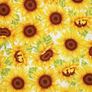 Sunflower Fabric, by the Yard, Country Fabric, Studio E, Flower Fabric ...