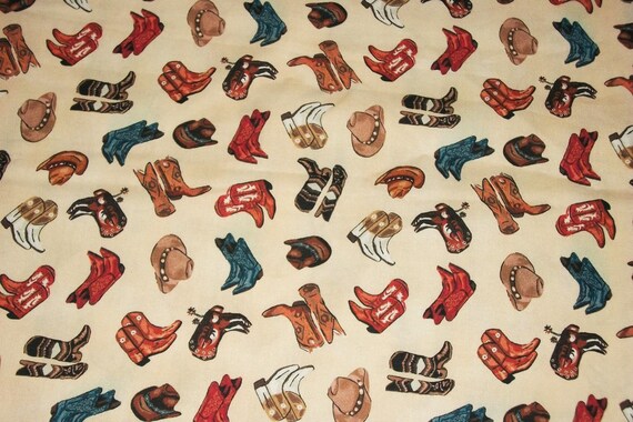 Western Fabric Cowboy Fabric by the Yard Windham Fabrics - Etsy