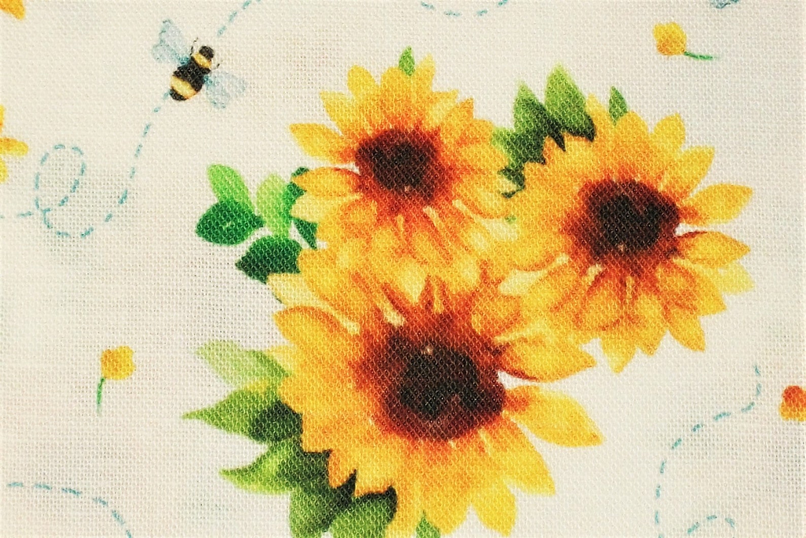 Sunflower Fabric by the Yard Country Fabric Timeless | Etsy