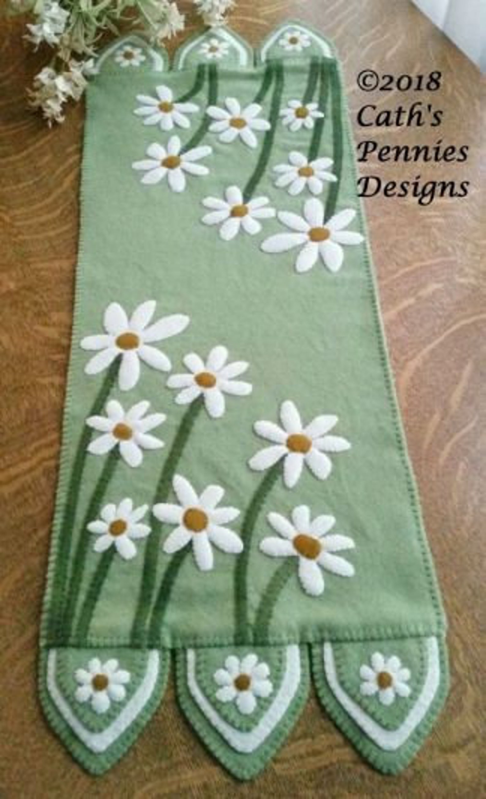 Wool Applique Pattern Flower Pattern Easter Wool Applique - Etsy