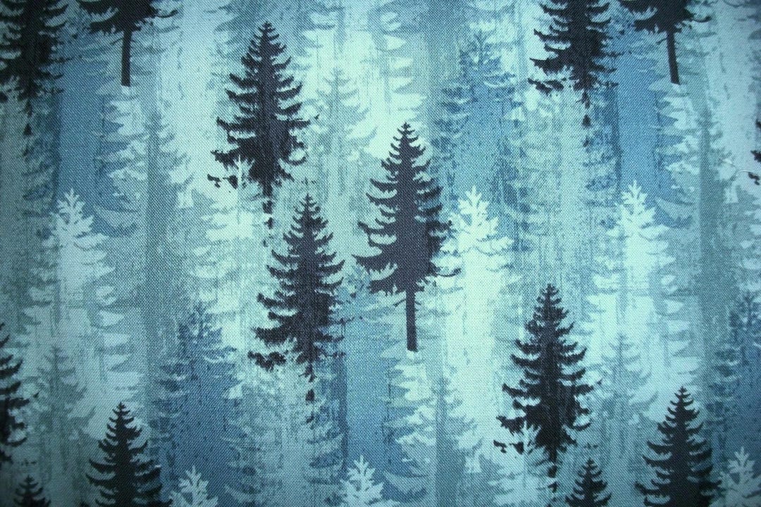 Tree Fabric, Nature Fabric, Forest Fabric, by the Yard, Wilmington ...