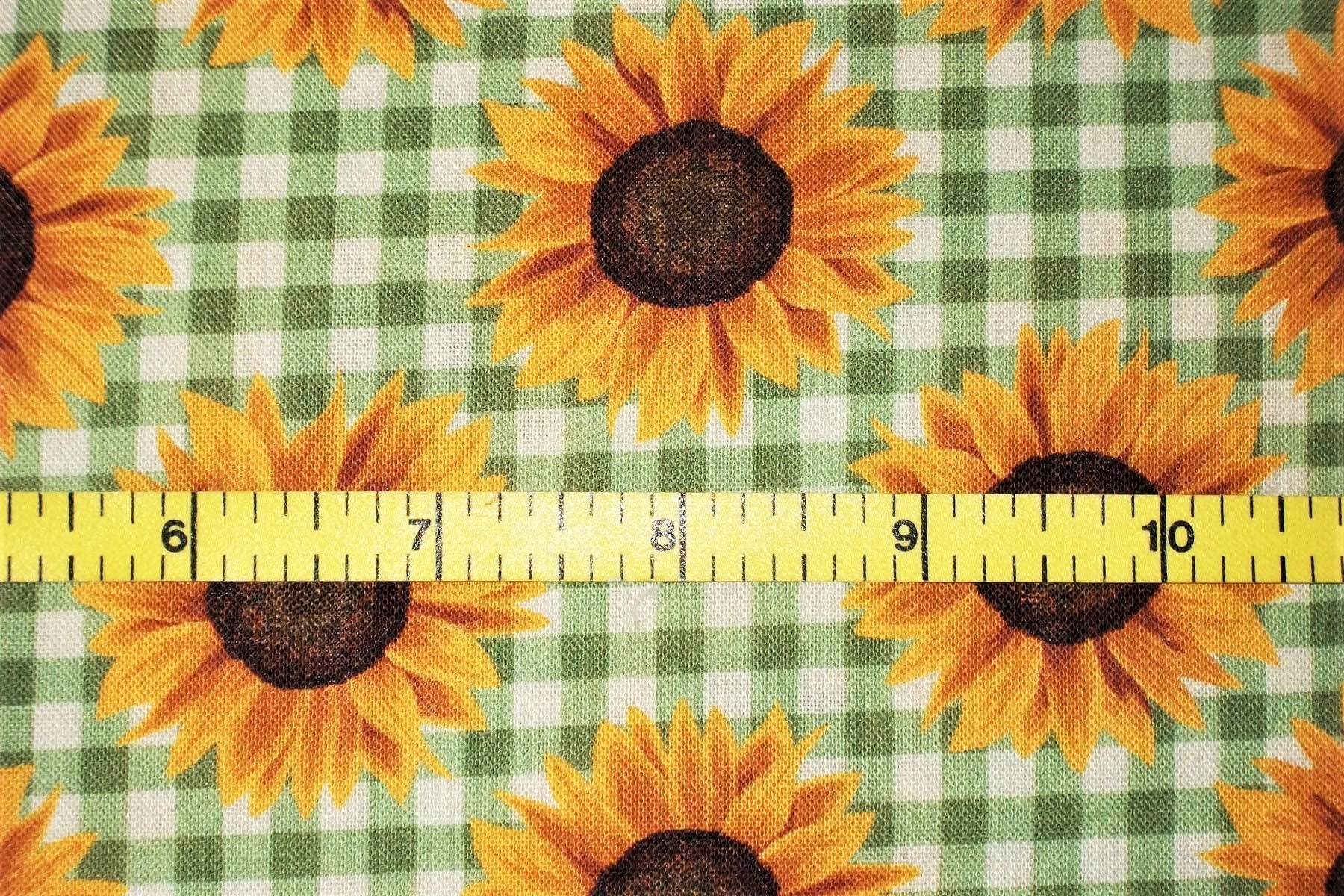 Sunflower Fabric, by the Yard, Country Fabric, Benartex, Flower Fabric ...