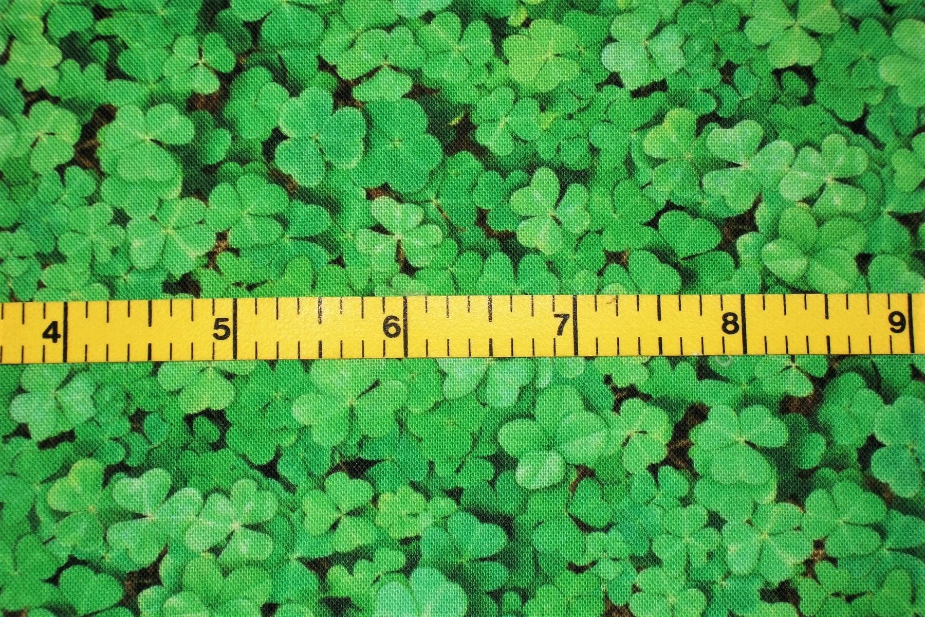 Shamrock Fabric, Clover Fabric, by the Yard, Elizabeth Studios, Sewing ...