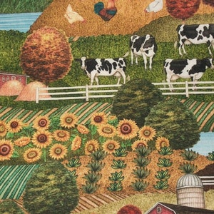 Country Fabric, Barn Fabric, by the Yard, QT Fabrics, Farm Fabric ...