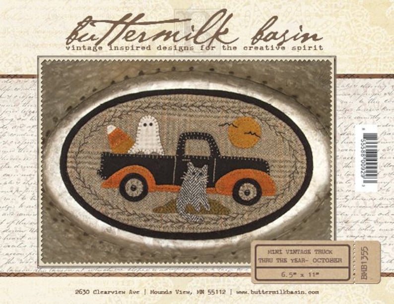 Wool Applique Pattern, Ghost Pattern, Halloween Wool Applique, Wool ...