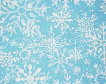 Christmas Snowflake Fabric - Etsy