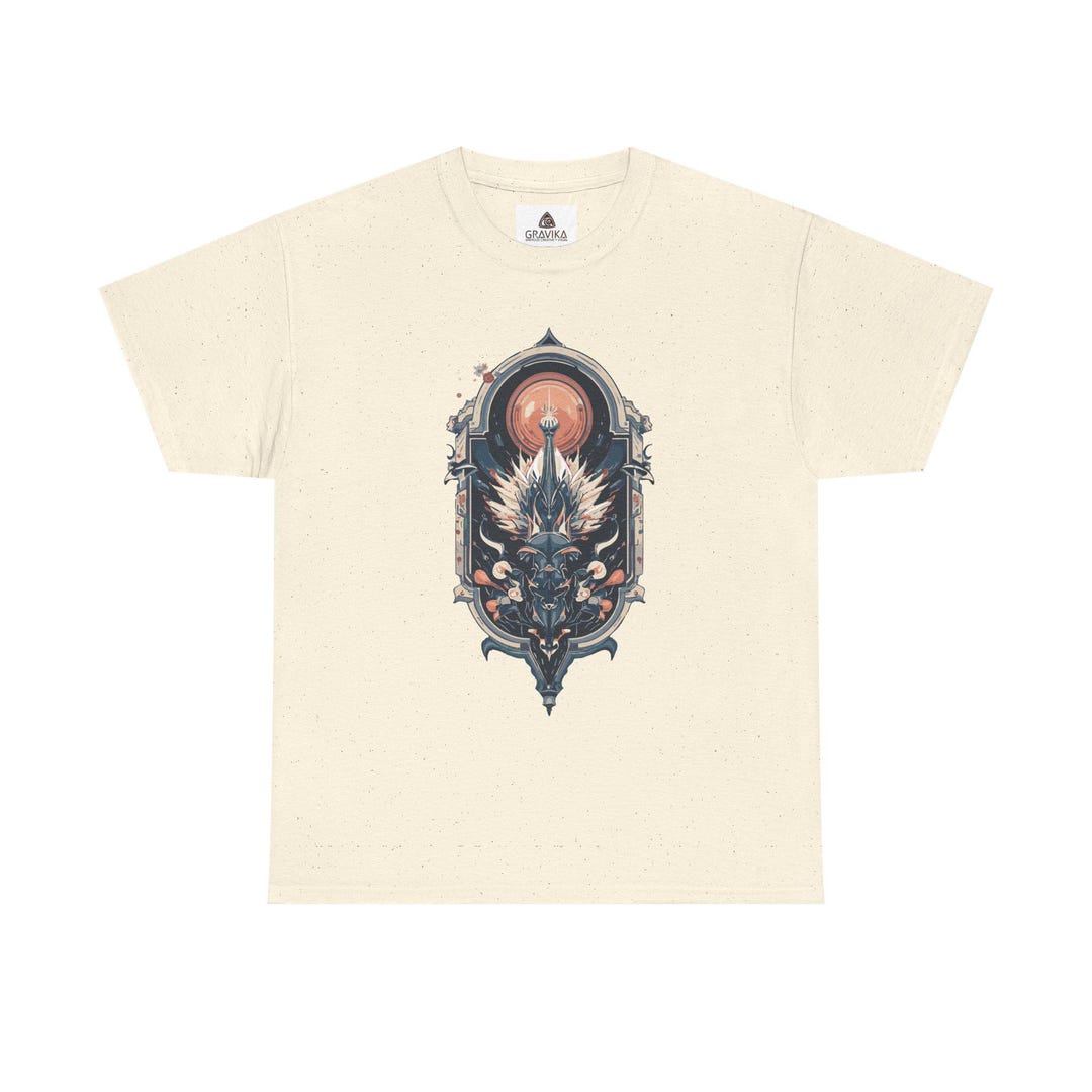 Mythical Beast Unisex Heavy Cotton Tee, Gamer Shirt, Fantasy Apparel ...
