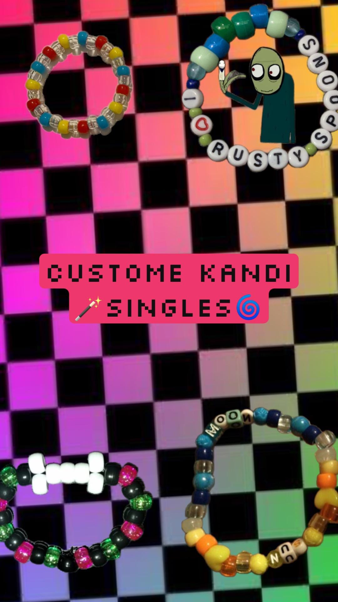 Custome Single Kandi Bracelet(s)