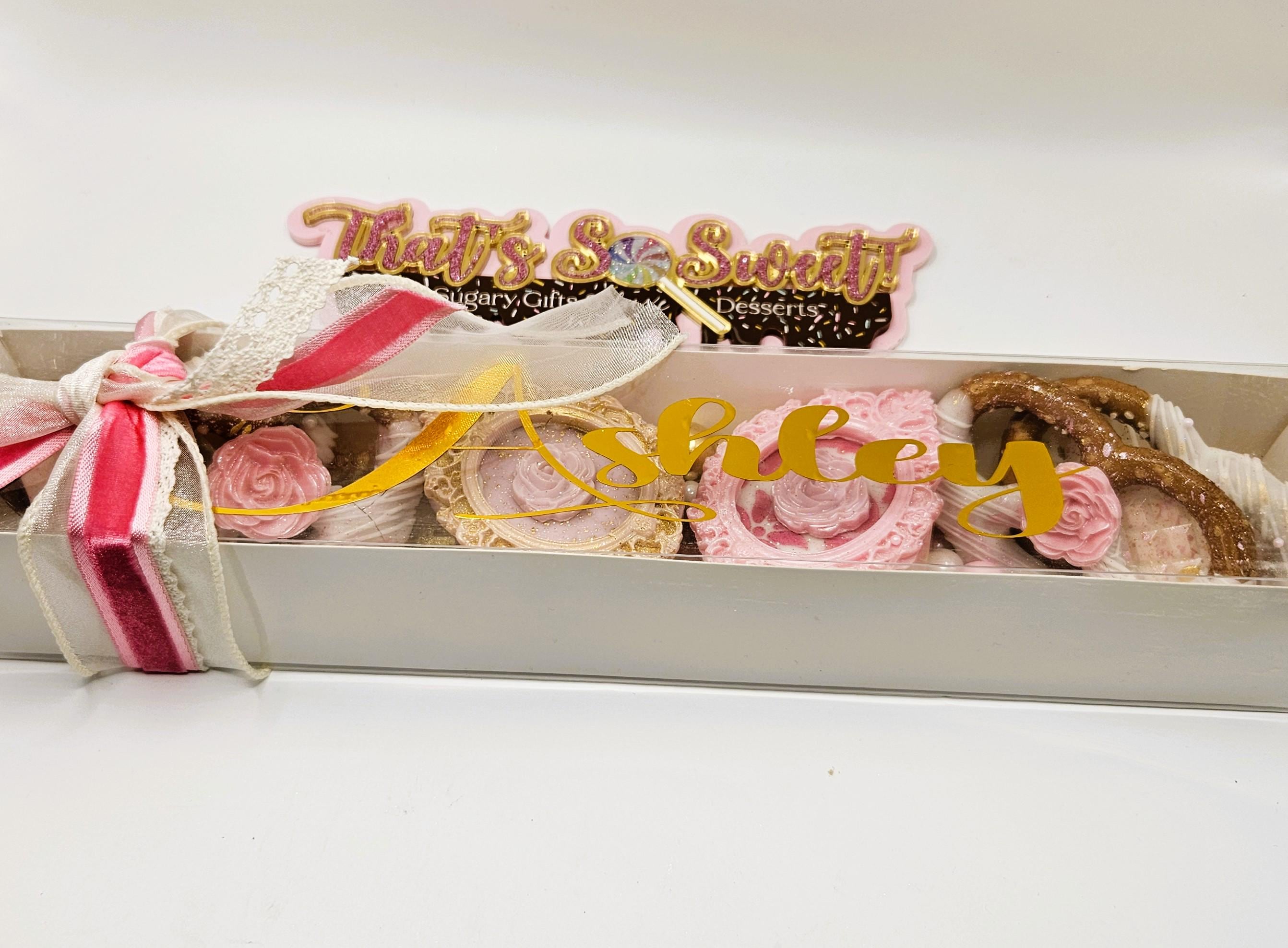 Custom Dipped Treat Box: Personalized Dessert Gift for Teens, Birthday ...