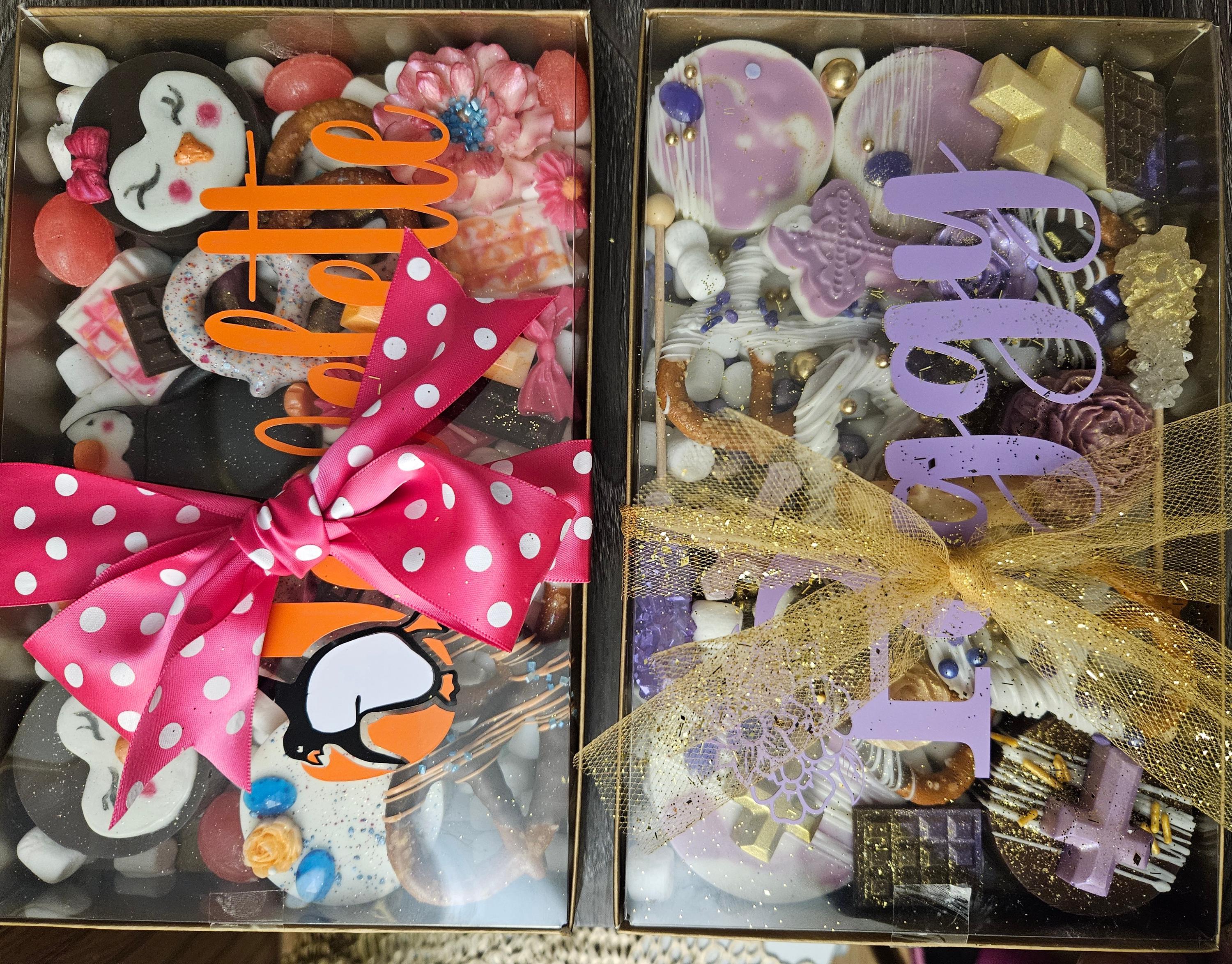 Custom Dipped Treat Box: Personalized Dessert Gift for Teens, Birthday ...
