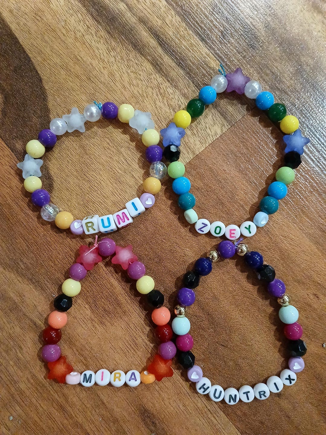 Huntrix Beaded Bracelets-kpop Demon Hunters - Etsy
