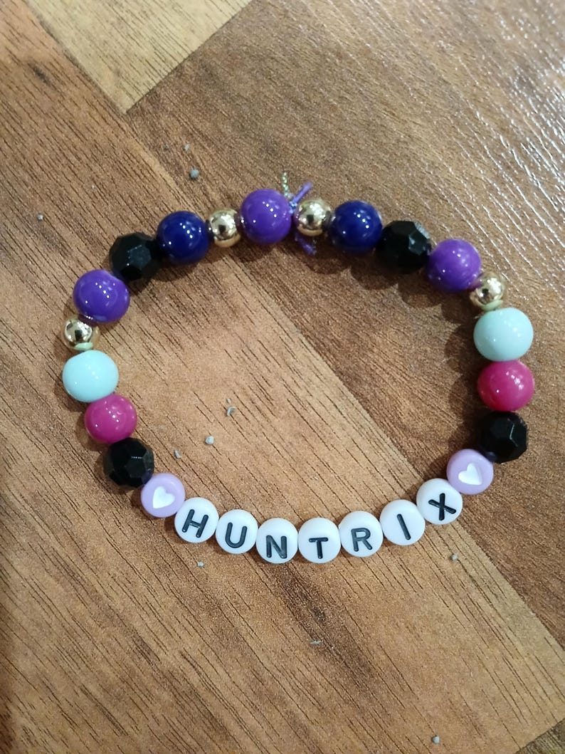 Huntrix Beaded Bracelets-kpop Demon Hunters - Etsy
