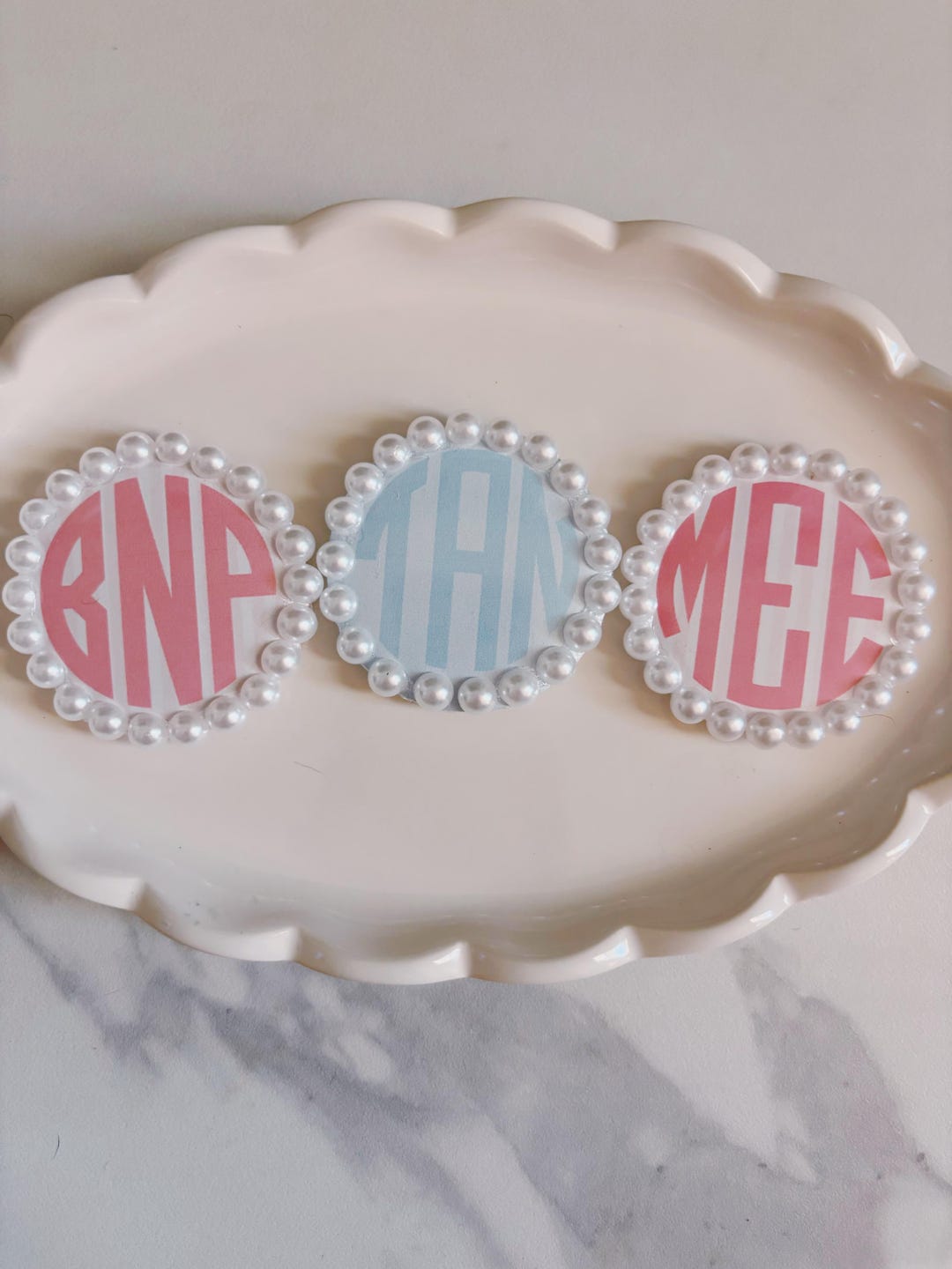 Custom Initial Button | Monogram Badge, Personalized Gift - Etsy