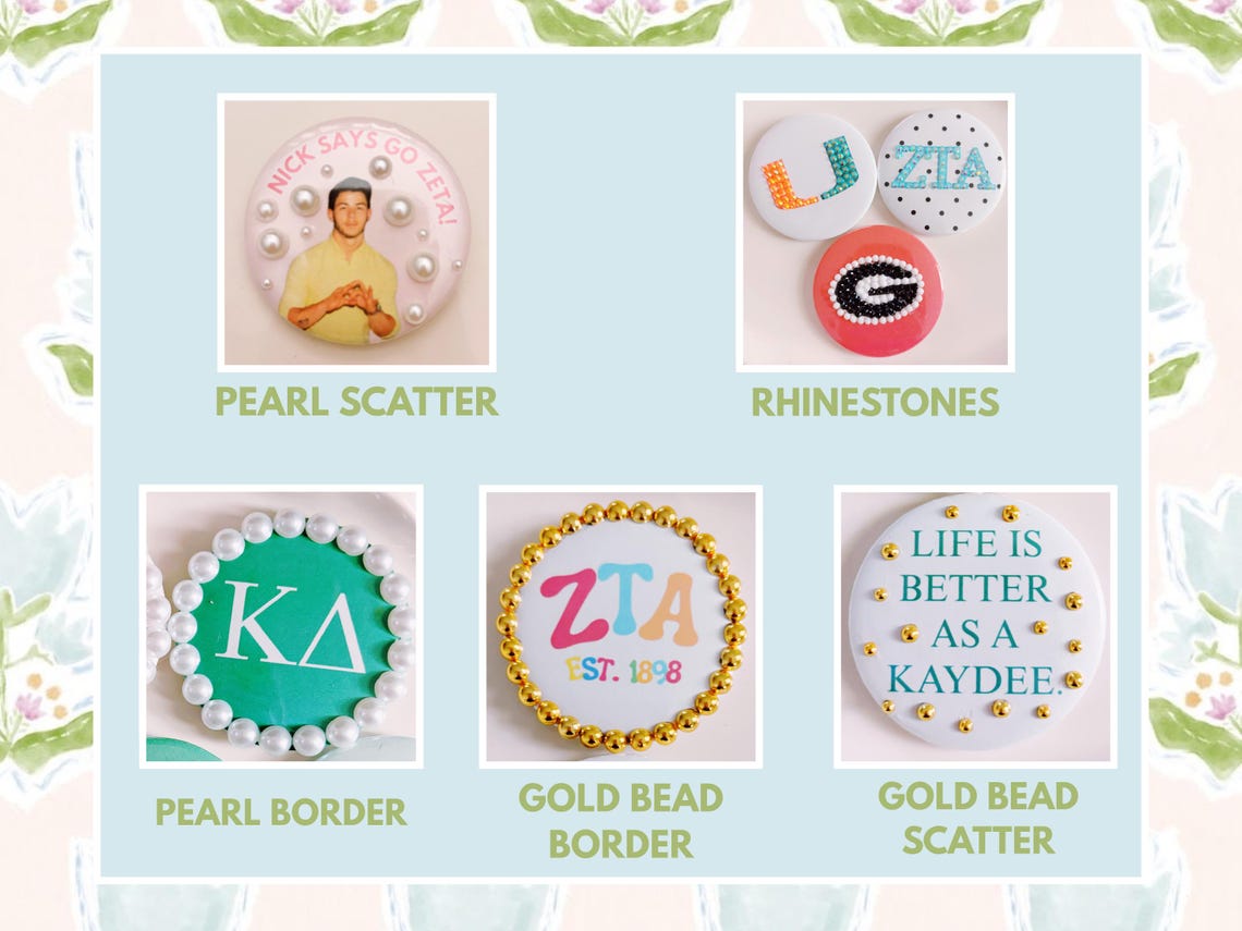 Georgia & Alabama Game Day Button Set | 3-pack College Football Pins - Etsy