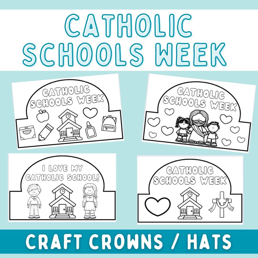 Catholic Schools Week 2026 Hat / Crown / Headbands Craft Activity - Etsy