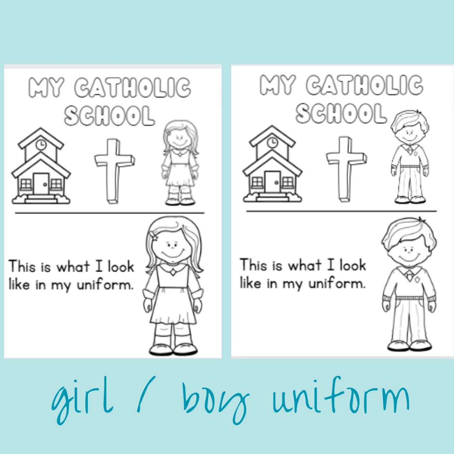 Catholic Schools Week Mini Interactive Activity Book - Etsy