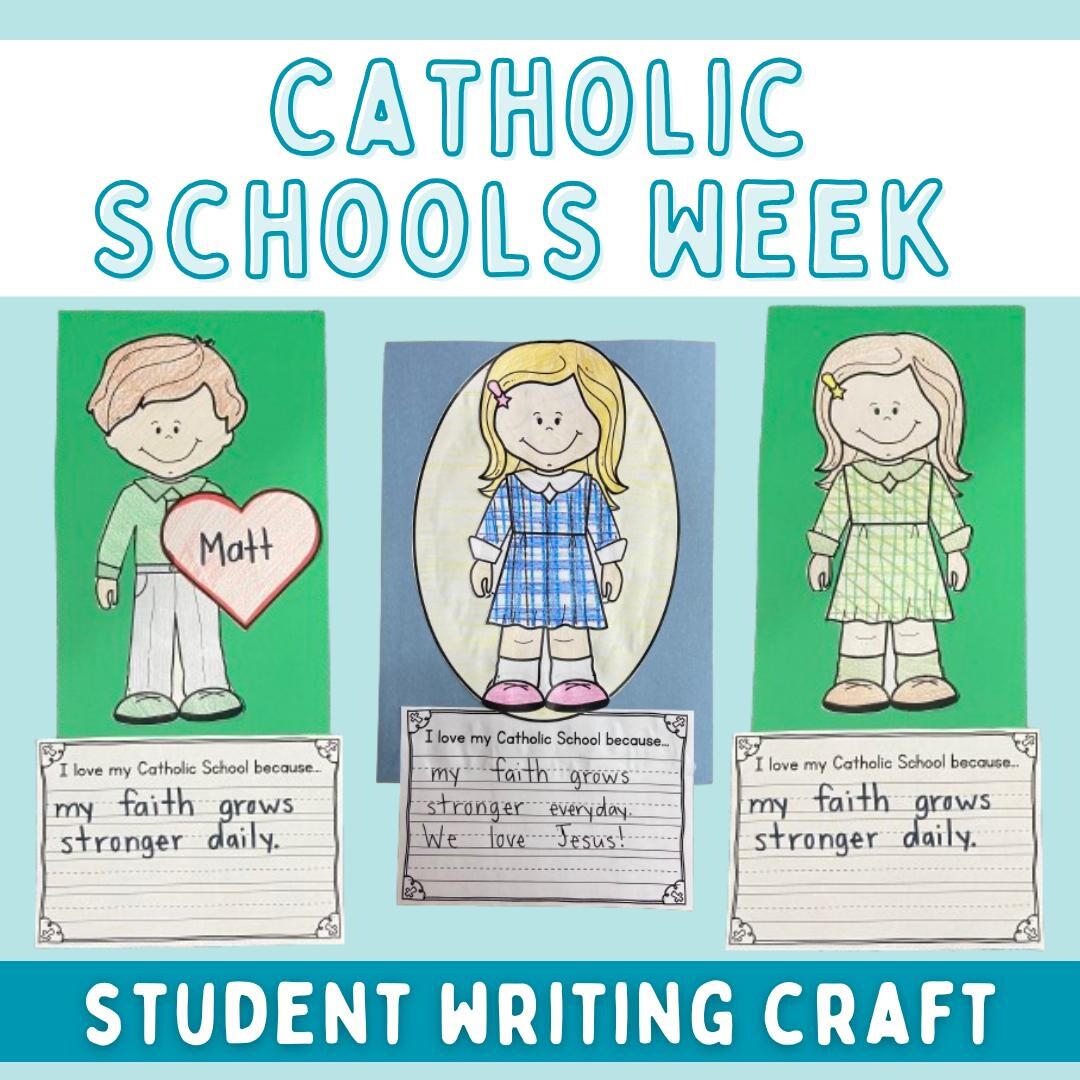 Catholic Schools Week 2026 Writing Craft Activity - Etsy