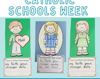 Catholic Schools Week 2026 Writing Craft Activity - Etsy