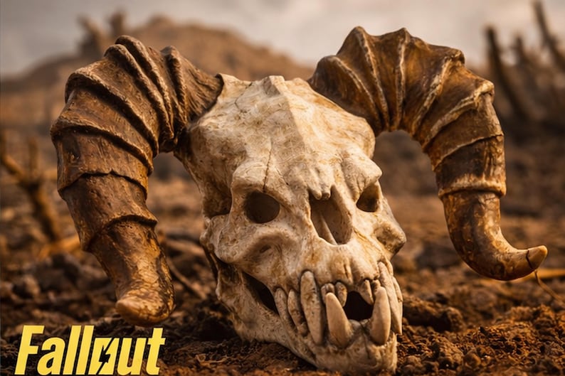 Fallout Deathclaw Skull | Fallout Prop | Gamer Gift | Man Cave Decor ...