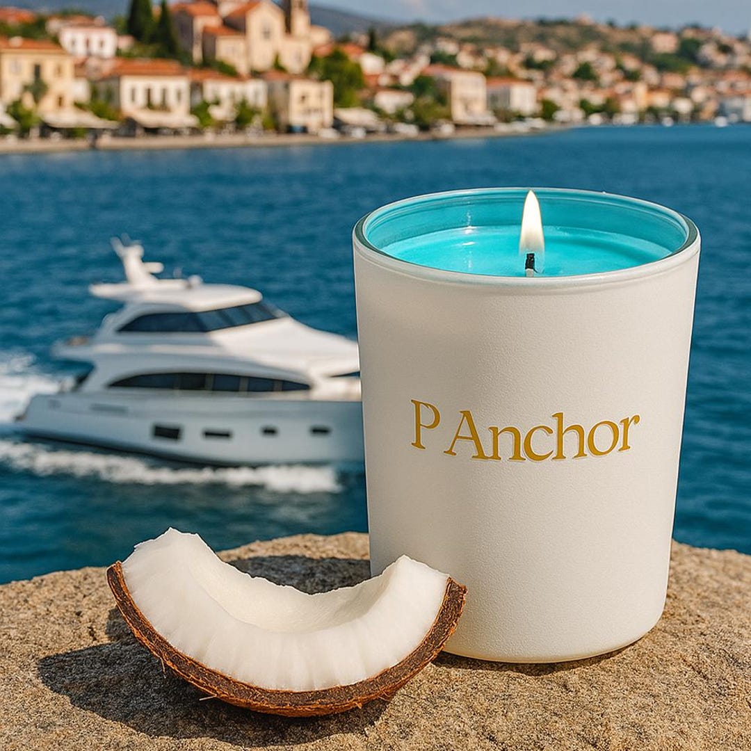 Luxury Candle AEGINA – Handmade Container Candle Inspired by Greece - Etsy