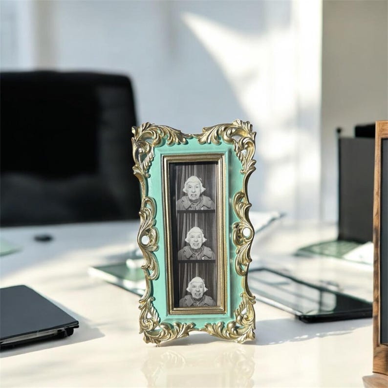 Photo Booth Picture Frame- Mint 2x6 - Etsy