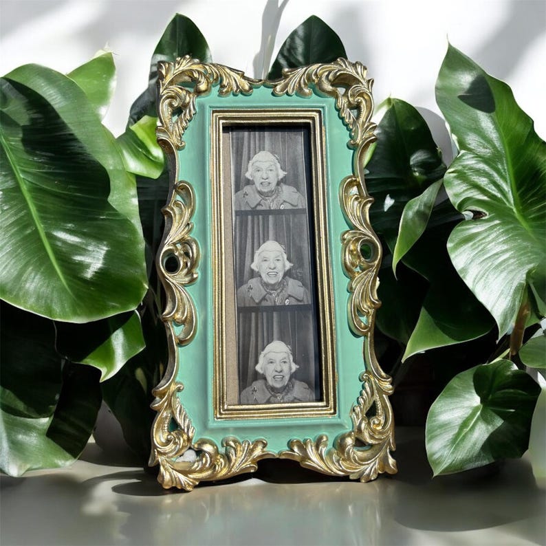 Photo Booth Picture Frame- Mint 2x6 - Etsy