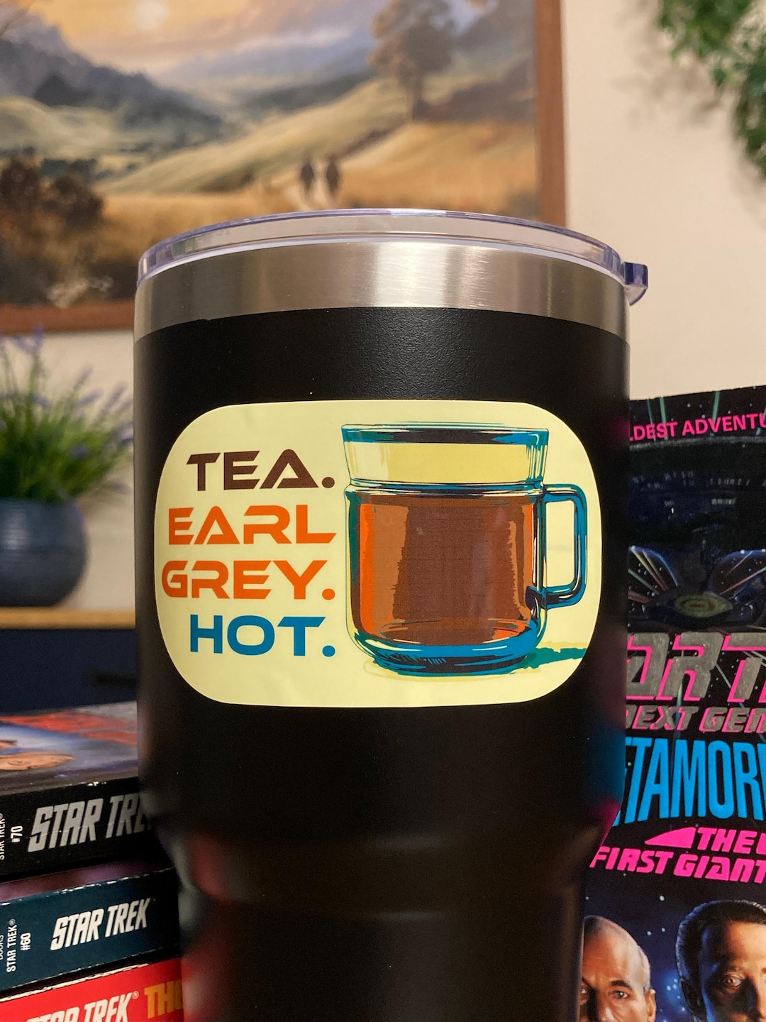 Tea. Earl Grey. Hot - Star Trek Parody Vinyl Sticker - Etsy