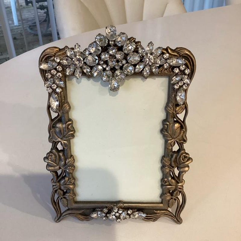 Jeweled Frame - Etsy