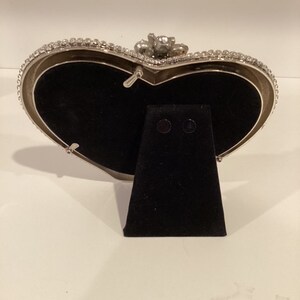 Rhinestone Jeweled Heart Shaped Frame, Glittering Jeweled Frame, Heart ...