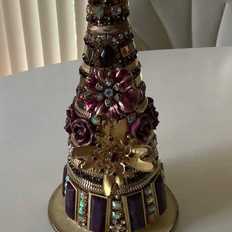 Jeweled Cone Tree - Etsy