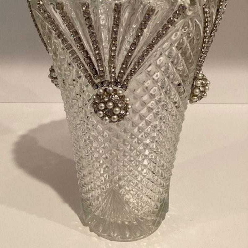 Rhinestone Vases - Etsy
