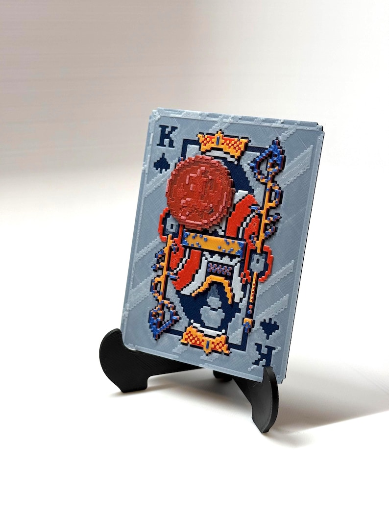 Balatro Physical Card: Steel K (3d Printed PLA Material) - Etsy UK