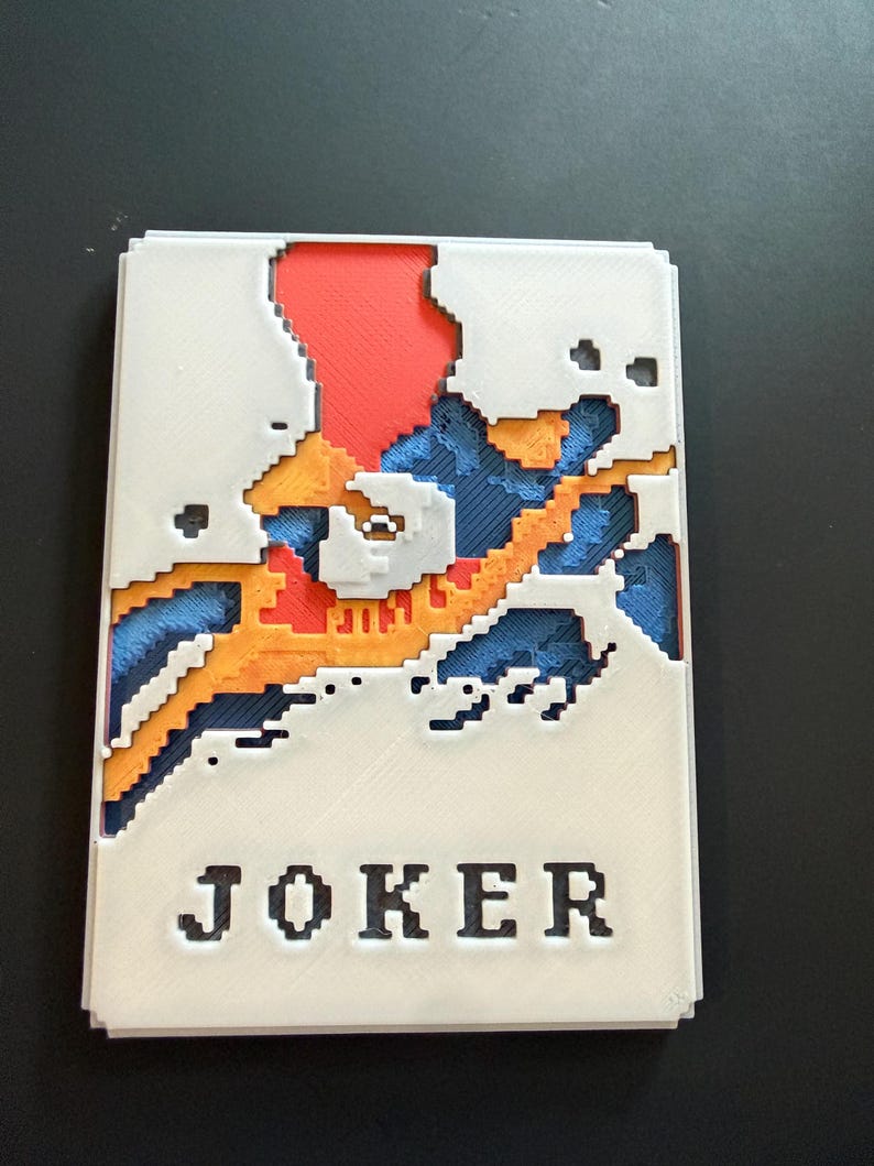 Fan-made Balatro Physical Card: Abstract Joker - Etsy