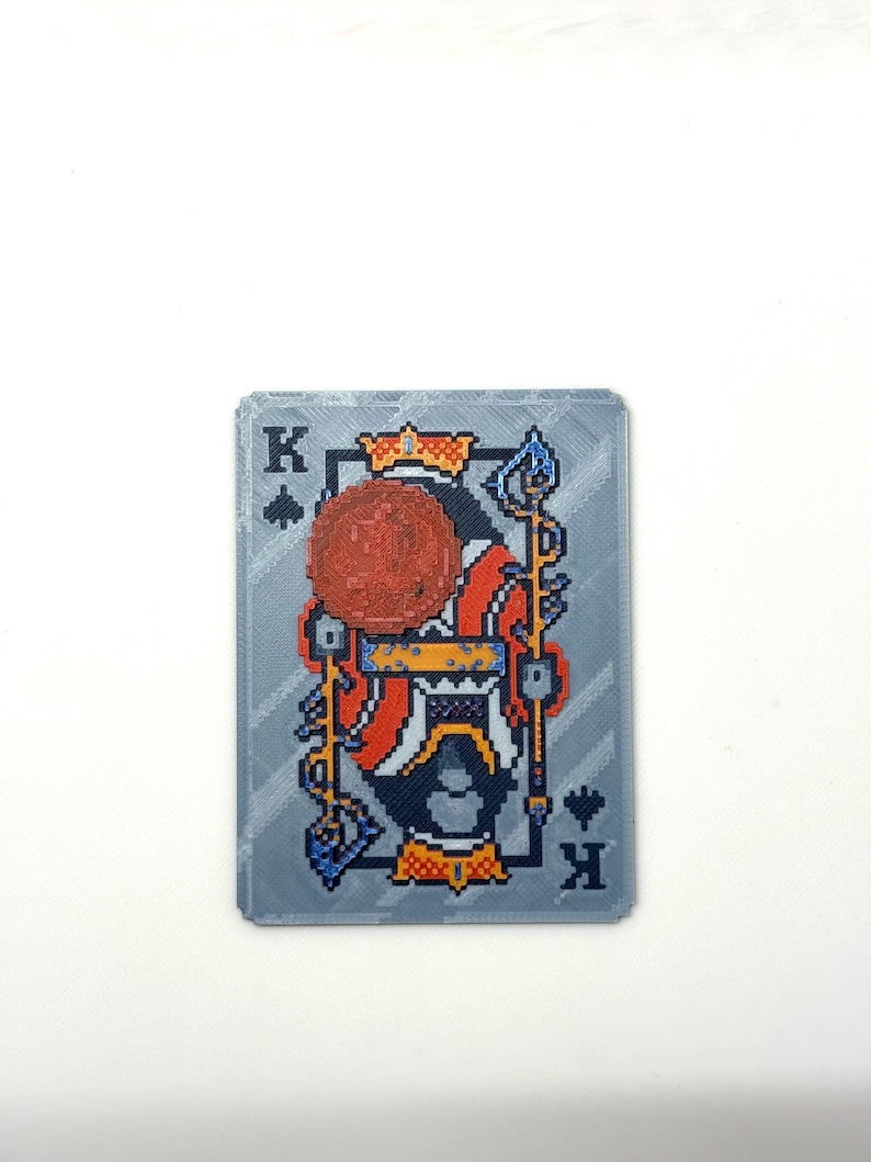 Balatro Physical Card: Steel K (3d Printed PLA Material) - Etsy UK