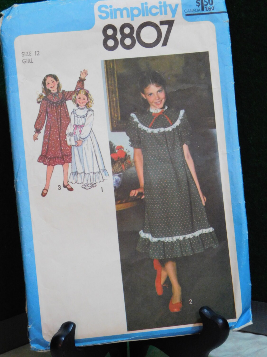 Girls and Chubbies Dress Pattern in Two Lenghts Simplicity 8807 - Etsy
