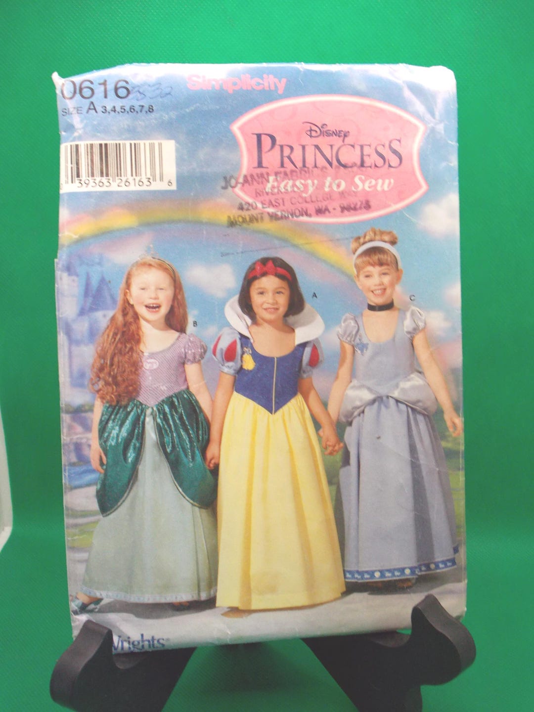 Children's Girls Storybook Costume Pattern Simplicity*disney 0616 Uncut ...