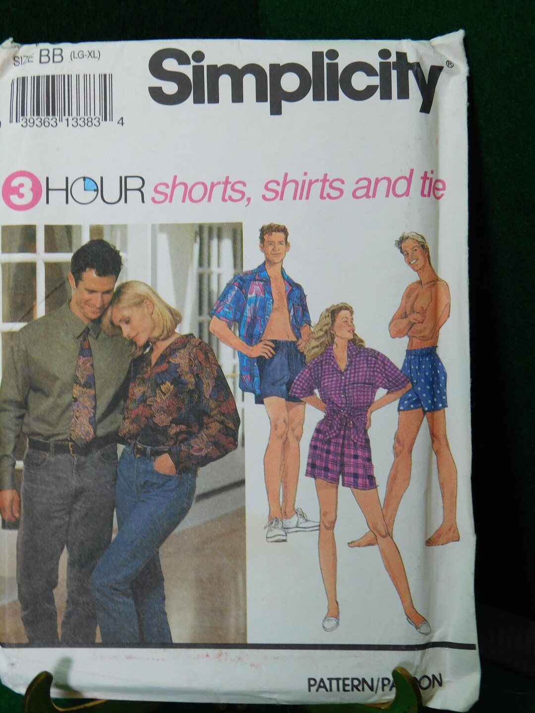 Misses /Men or Teen shorts shirt and tie pattern simplicity 8150 - Etsy ...