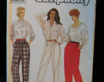 Simplicity Sewing Pattern S8841 Misses' Wide or Slim-leg Pull-on Pants ...